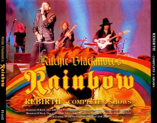 RITCHIE BLACKMORE'S RAINBOW / REBIRTH COMPLETE 3 SHOWS (6CDR) – WORLD ...