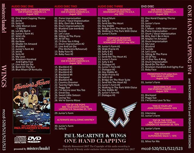 PAUL McCARTNEY / ONE HAND CLAPPING 【3CD+DVD】 – WORLD MUSIC LOVER