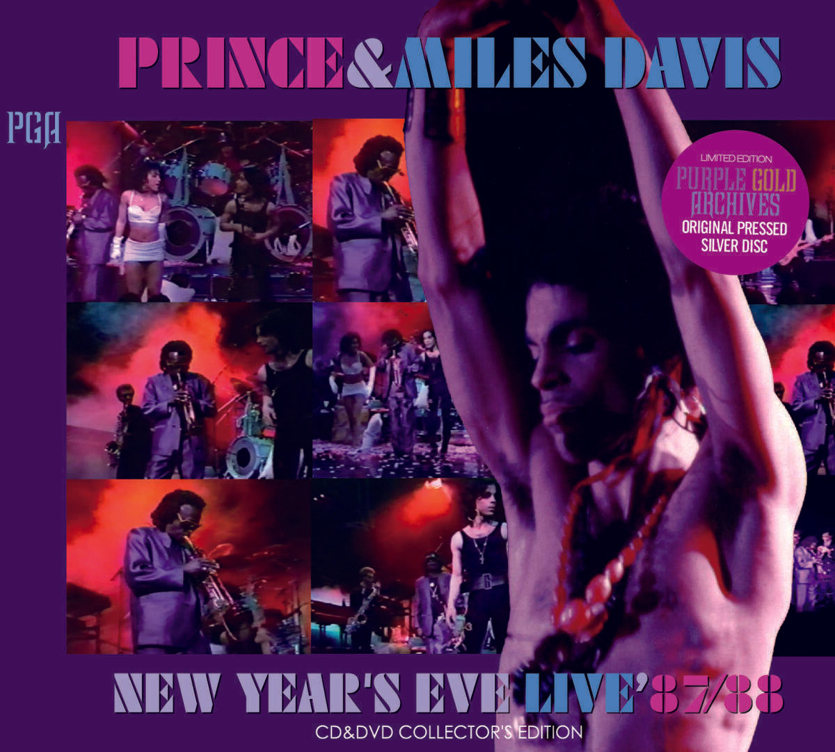 PRINCE & MILES DAVIS New Year's Eve Live '87/88 CD DVD Collector's Edi ...