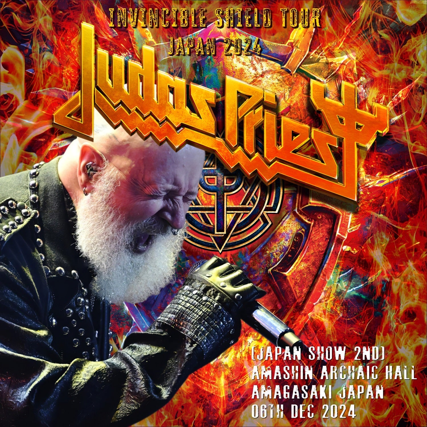 Judas Priest / Invincible Shield Japan Tour 2024 Hybrid Soundboard (IE ...